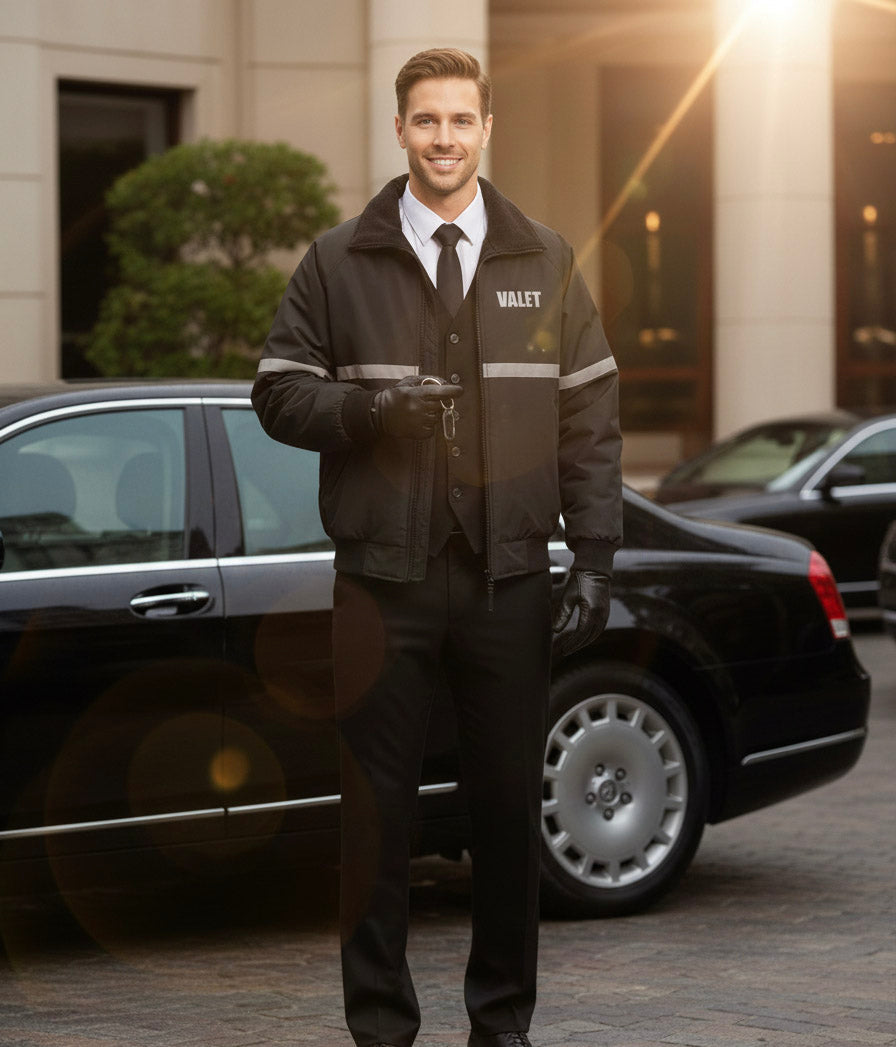 Valet Uniforms – Custom Logo & Name Apparel for Parking Staff ...