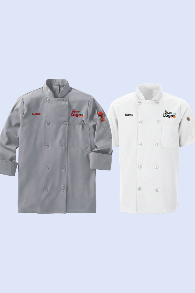 Custom Chef Coats & Jackets – Personalized with Logo & Name – WearForm.com