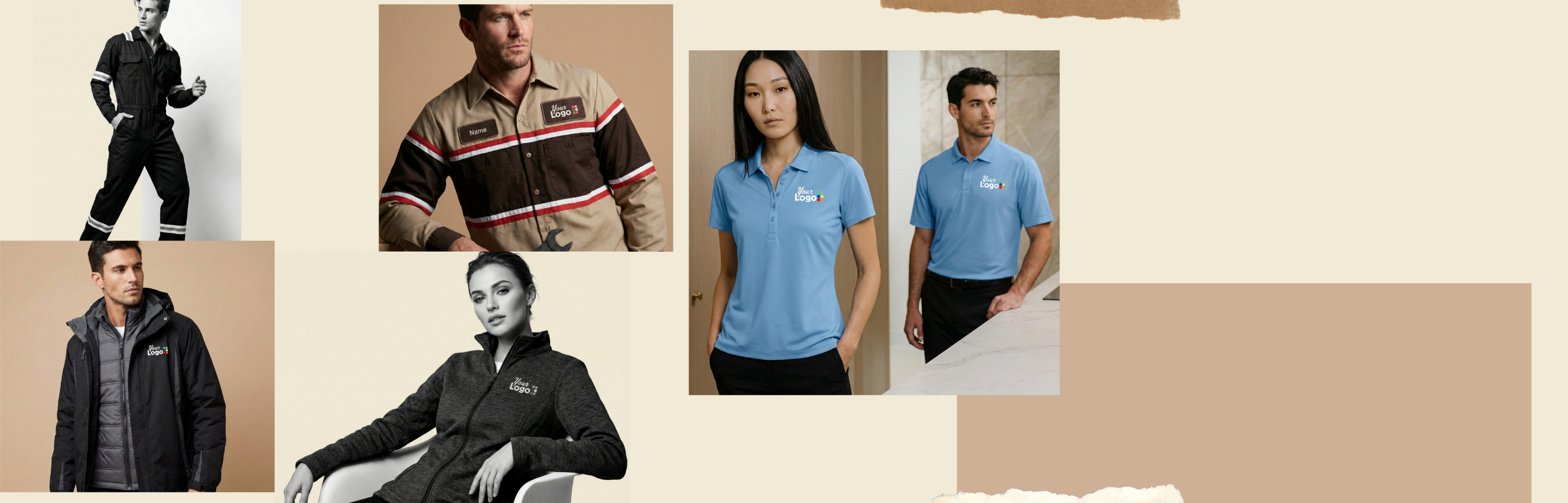 Custom Work Uniforms with Logo | Free Shipping & No Set-up Charge ...
